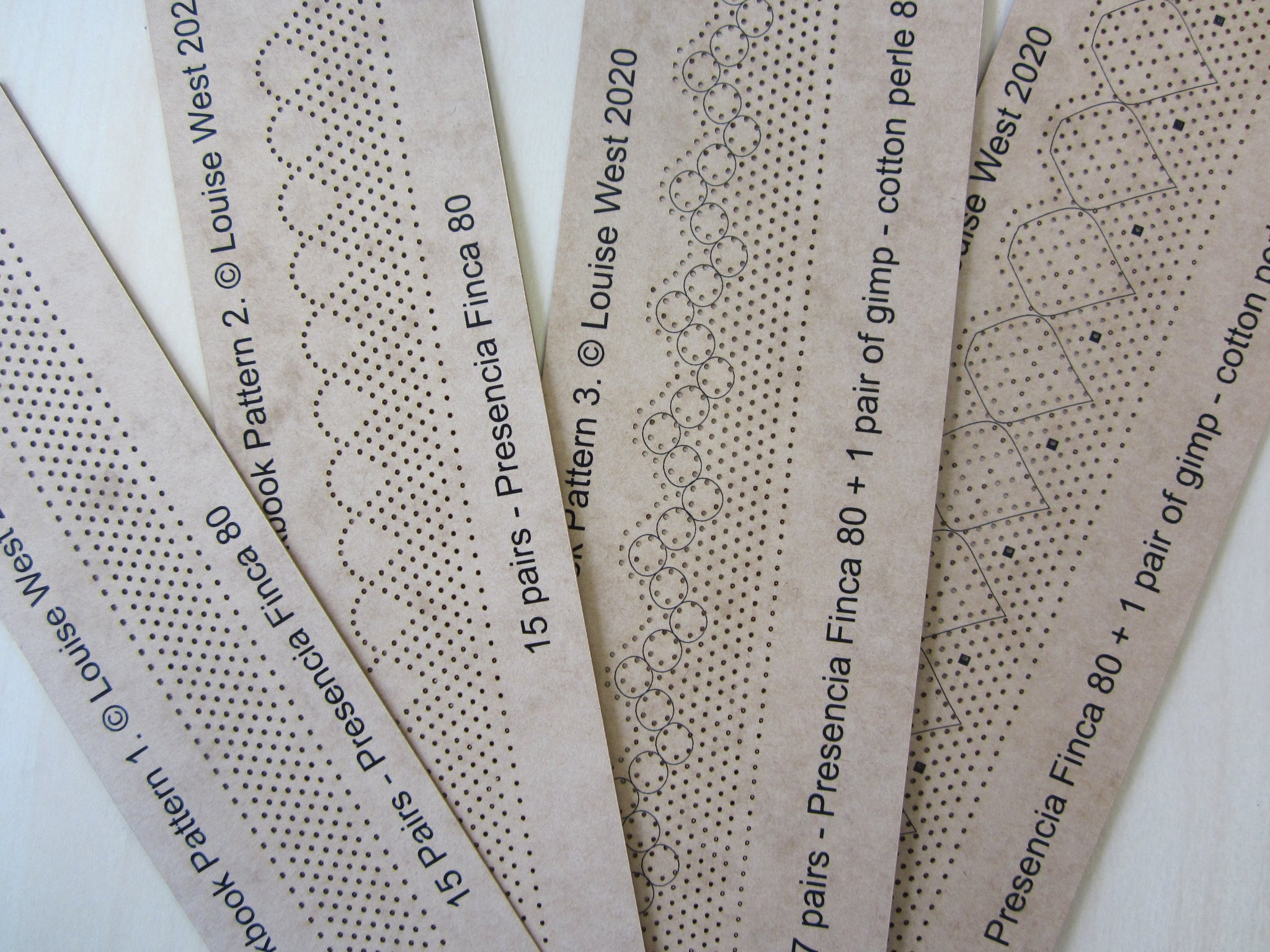 Ready to work pattern pack 1 for Bucks Point Lace Workbook – Louise ...